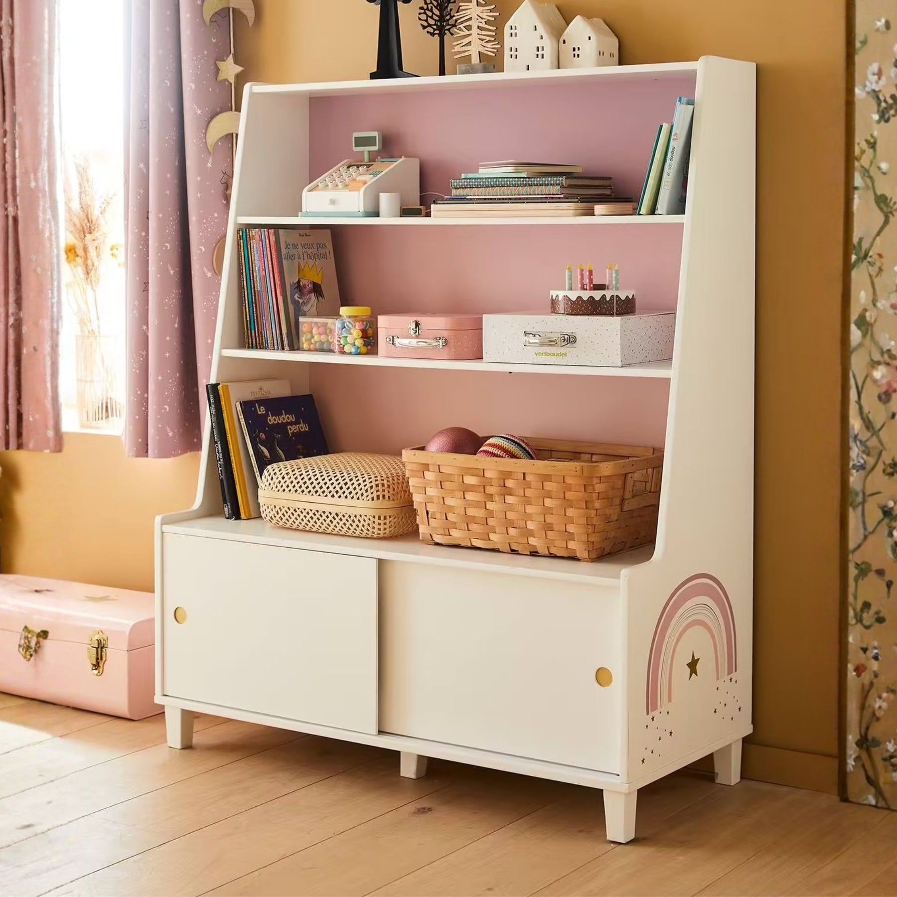 Bibliothèque VERBAUDET Make a wish blanc – Bonne manière