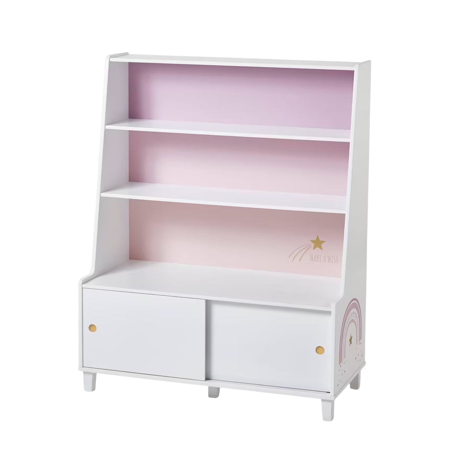 Bibliothèque VERBAUDET Make a wish blanc – Bonne manière