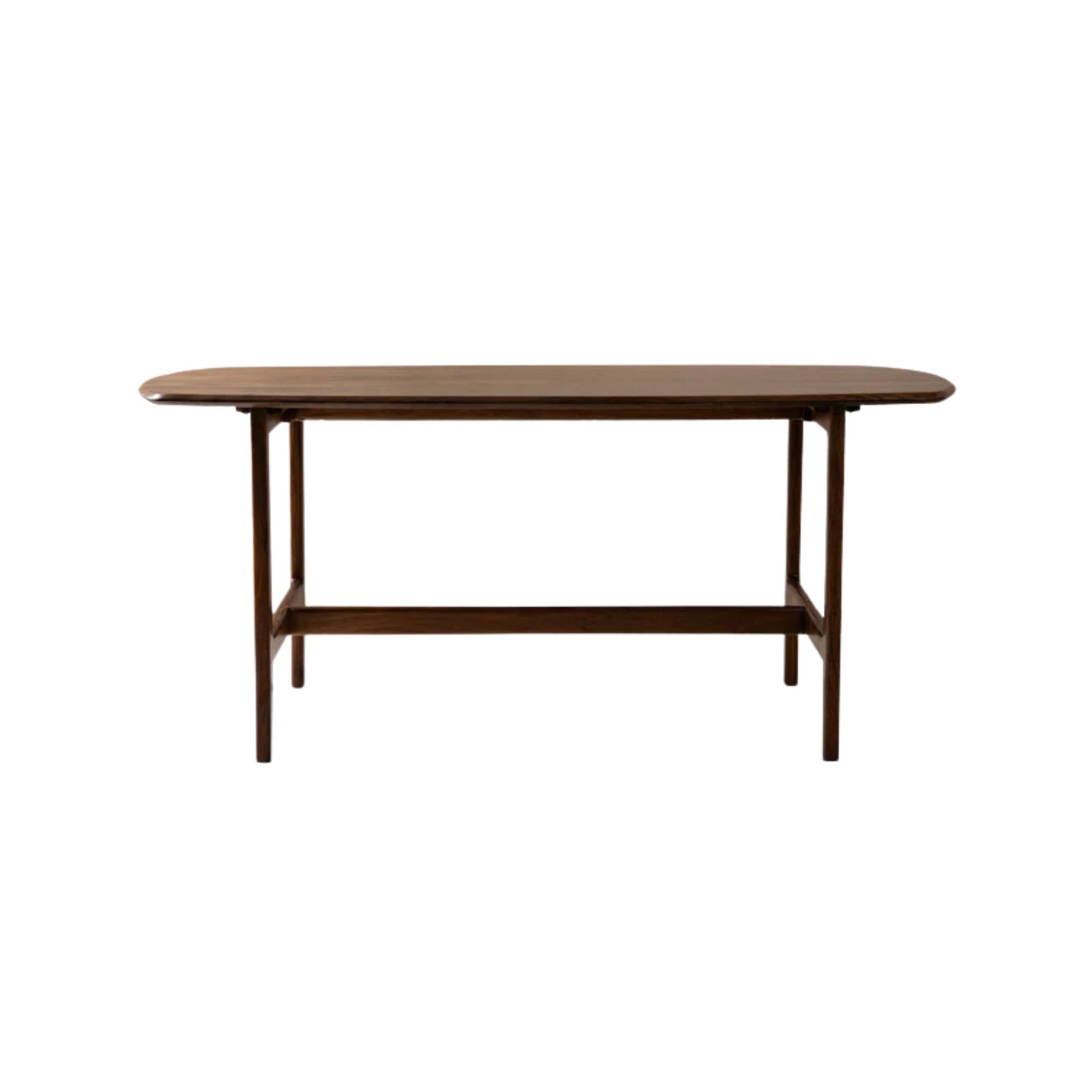 Table à manger MICADONI Bia en bois finition noyer – Bonne manière