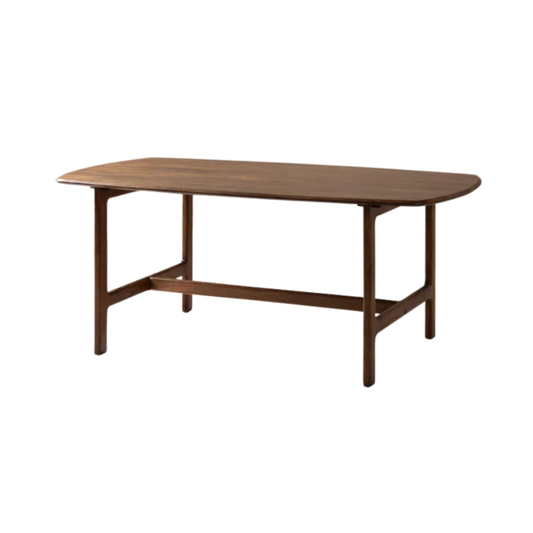 Table à manger MICADONI Bia en bois finition noyer – Bonne manière