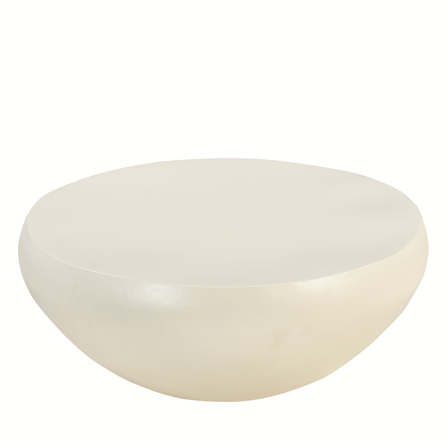 Table basse DRAWER Mineral ronde finition béton ø90cm – Bonne manière